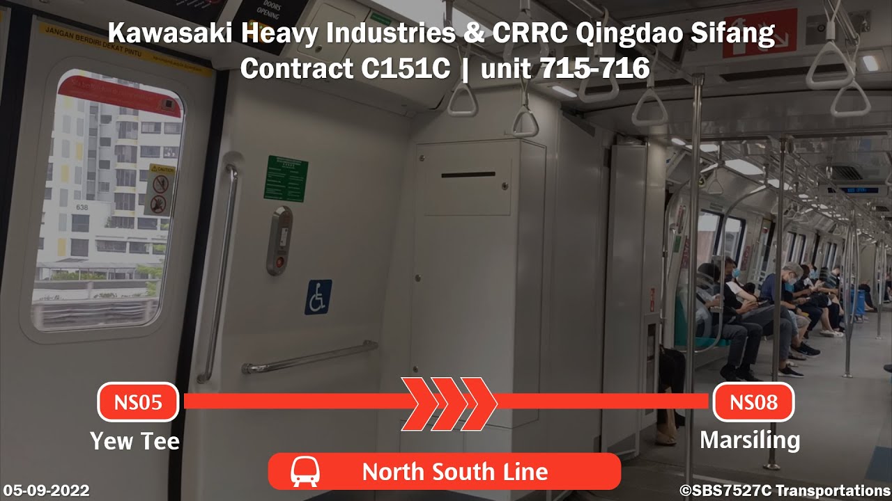 [SMRT Trains] C151C 715-716 | YWT - MSL - YouTube