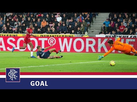 GOAL | Joe Aribo | FC Midtjylland 0-2 Rangers - YouTube