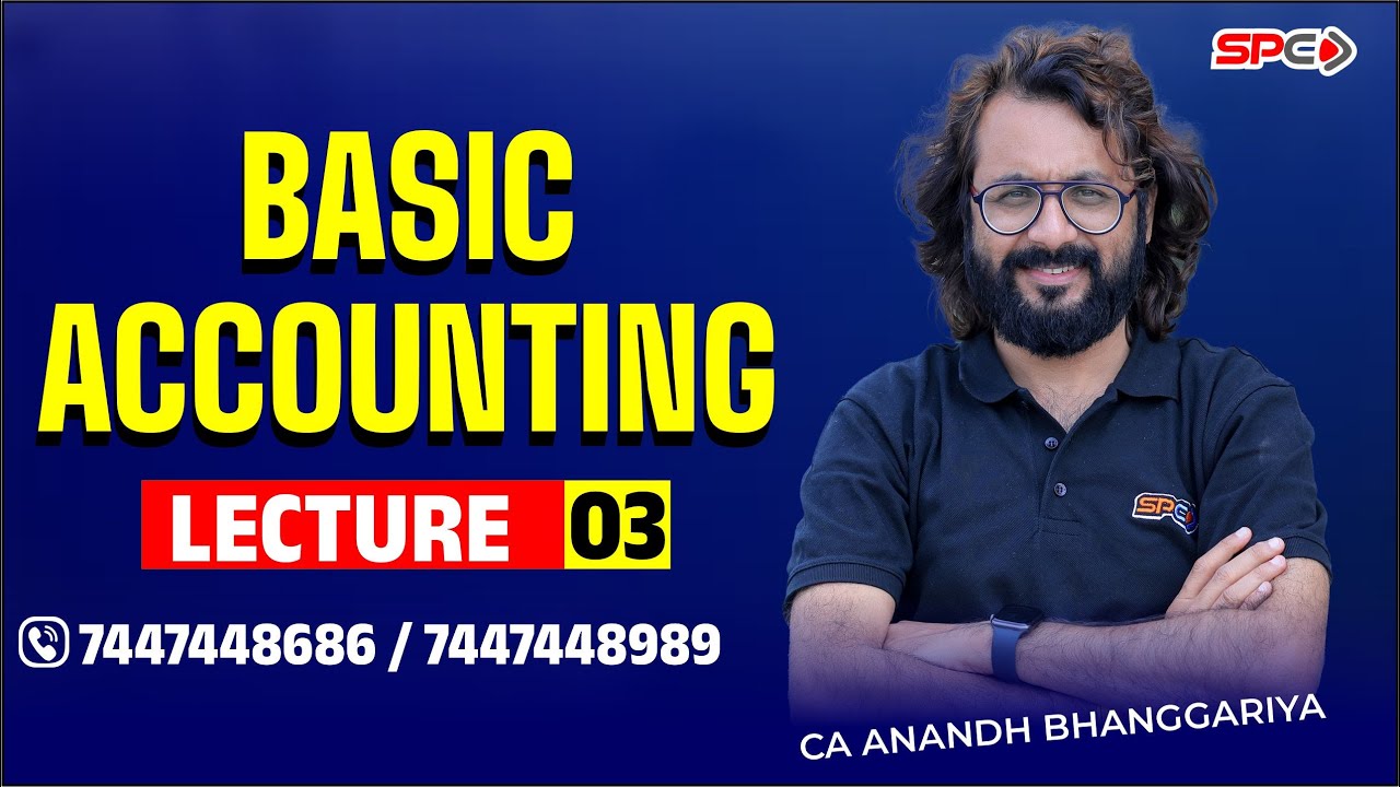 Basic Accounting Lecture 3 - YouTube