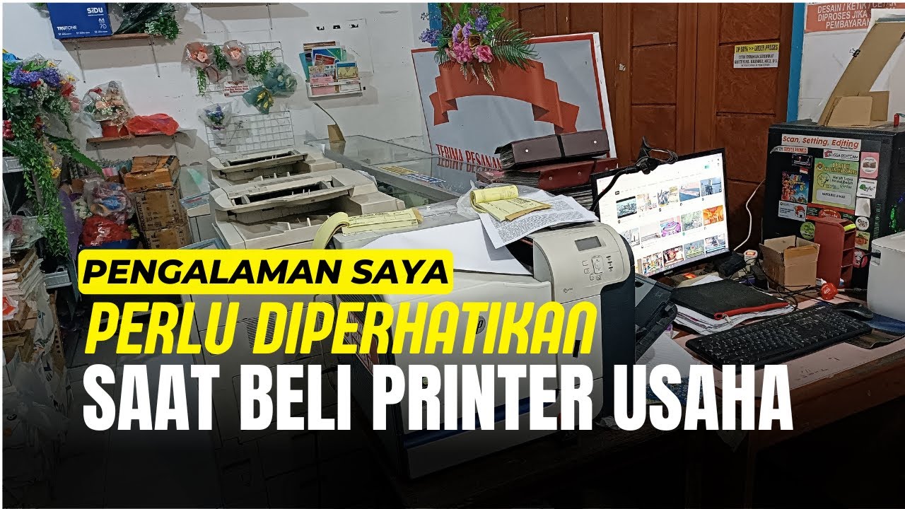 TIPS MEMBELI PRINTER REKONDISI BUAT USAHA PEMULA - YouTube