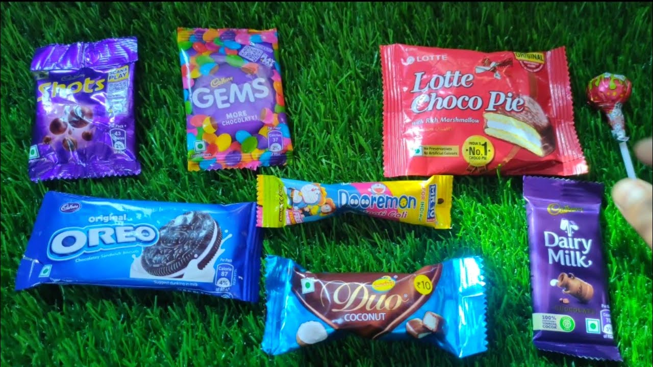 lots of candies, surprise toys, chocolate opening video, lots of ...