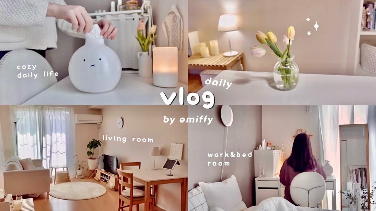 Living happily in my room 🌷 Room tour released !｜ room makeover, cooking, housework｜daily vlog🎞 ...