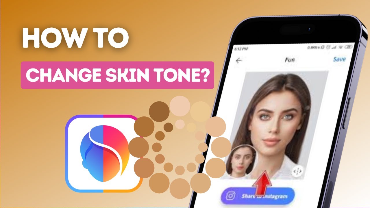 How to change skin tone on FaceApp? - YouTube
