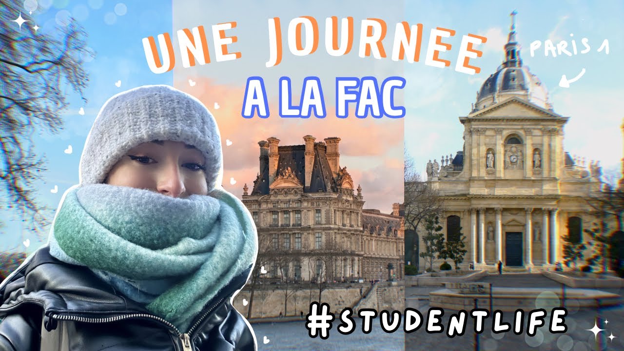 UNE JOURNEE A LA FAC AVEC MOI (Paris 1, studentlife, projet de groupe ...