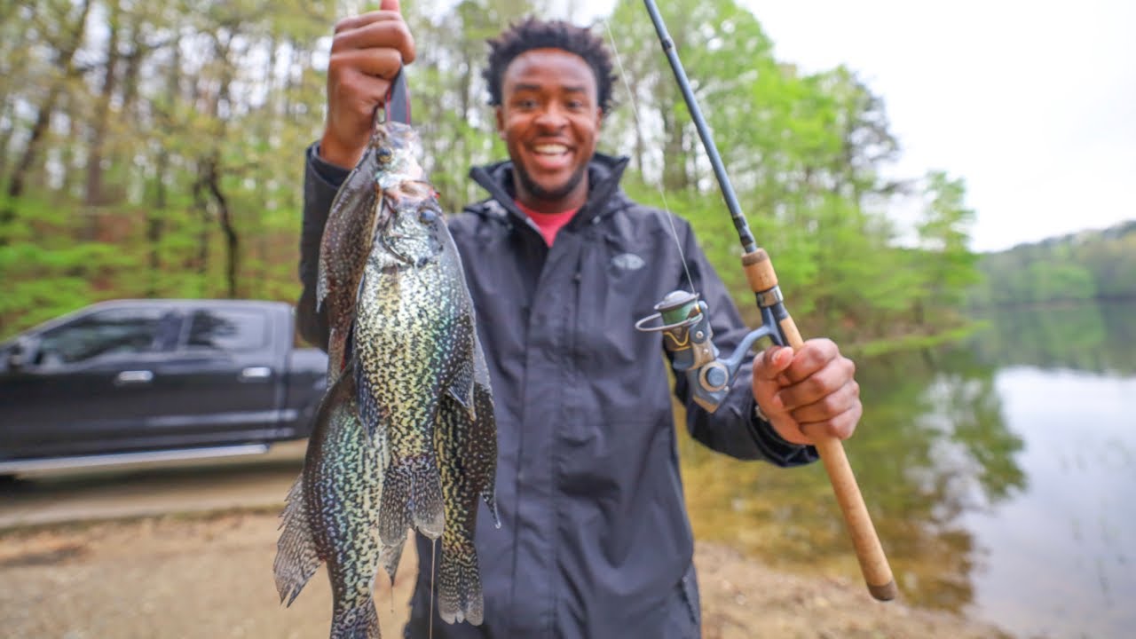 Crappie Fishing For Spawning Fish (Catch & Cook) - YouTube