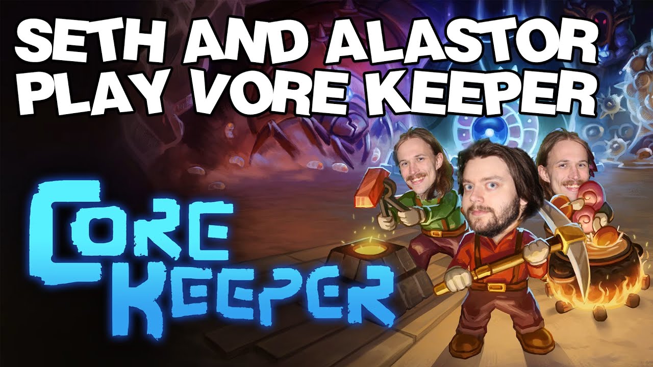 ALASTOR HAS A MUSTACHE NOW (WE PLAY CORE KEEPER) GET IN HERE - YouTube