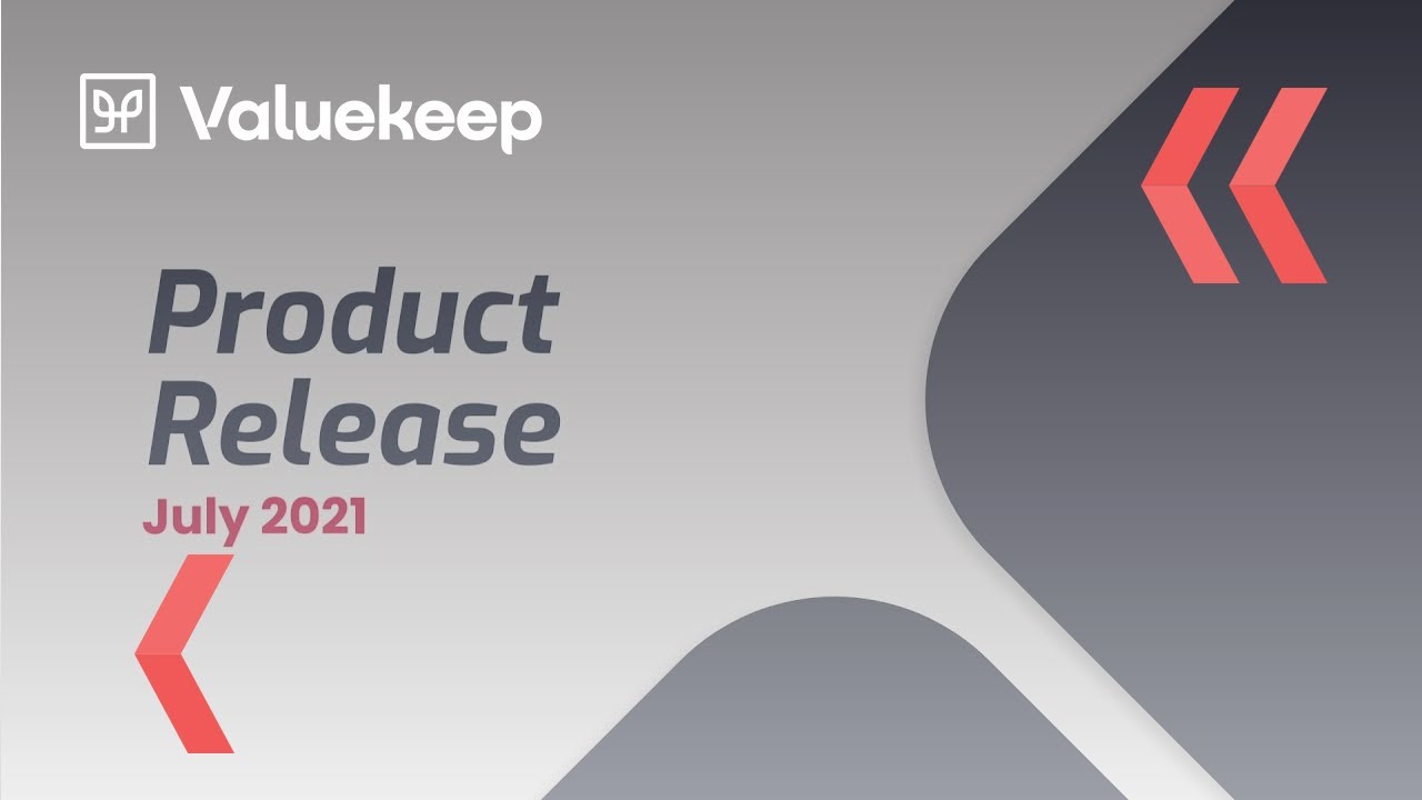 Valuekeep CMMS - Product Release (July 2021) - YouTube
