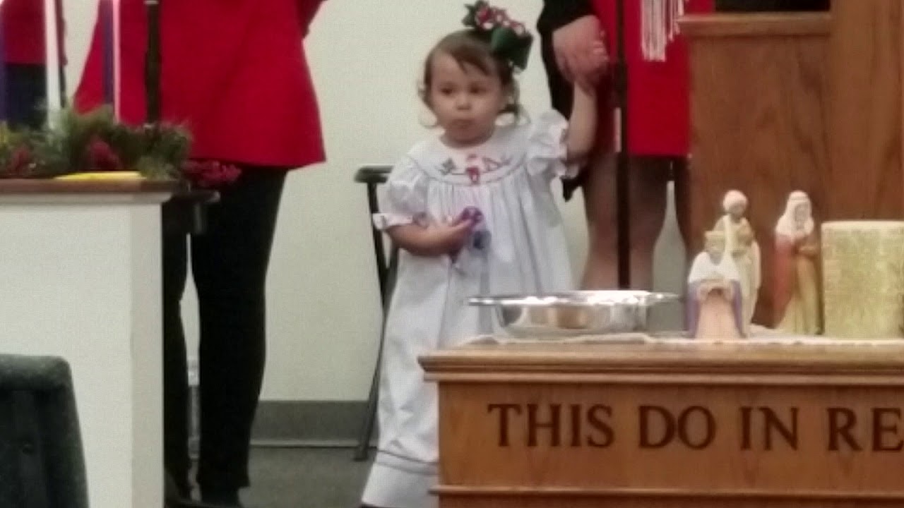 Grandchild chewing alot of gum in church. - YouTube