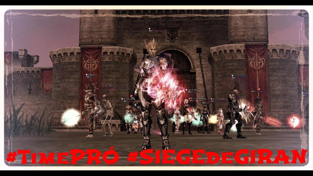 Lineage 2 Kiss - TheBorracha #TimePRÓ #SIEGEdeGIRAN - YouTube
