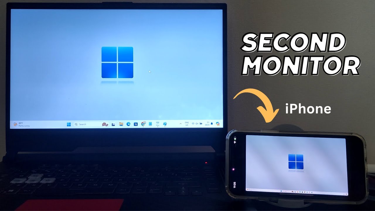 Use iPhone as a Second Monitor for PC [via USB] - YouTube