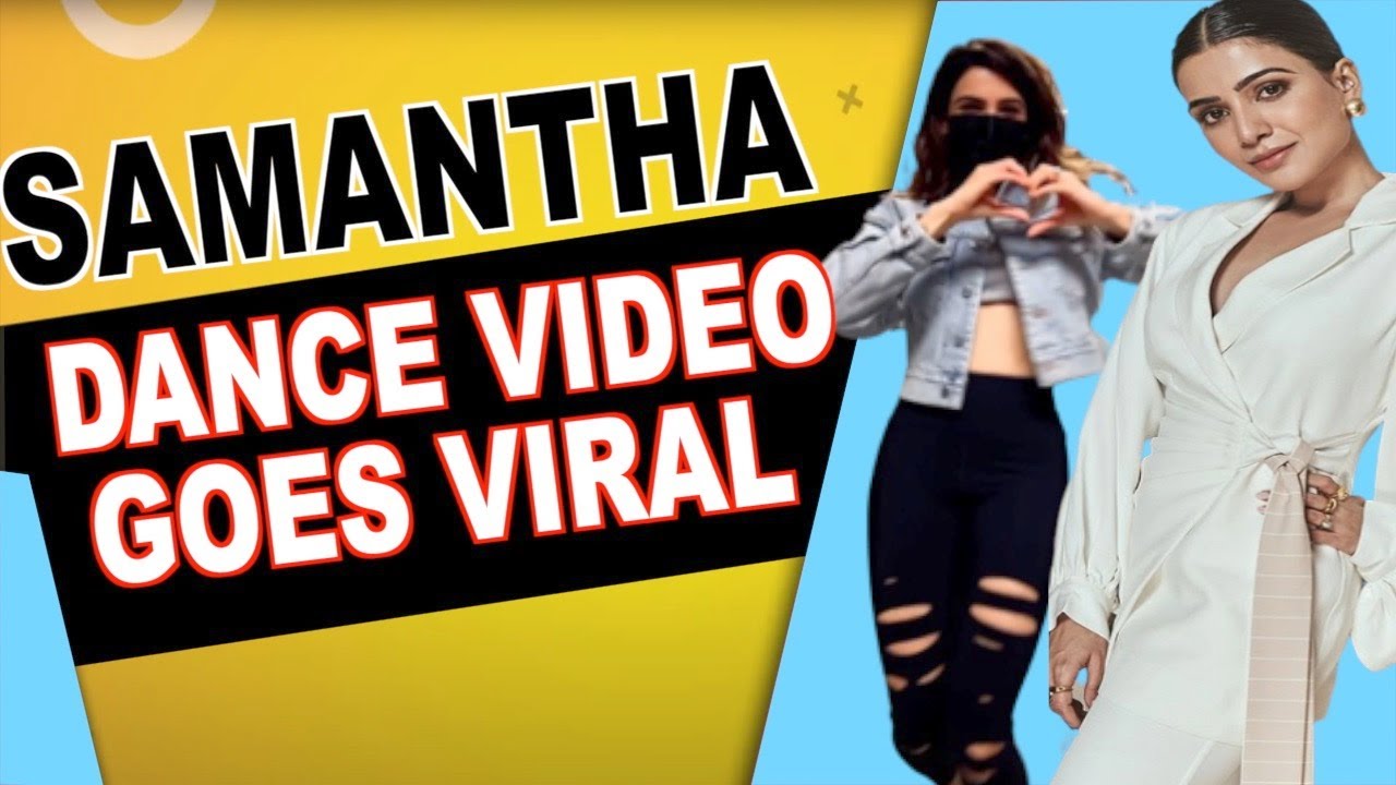Samantha dance video at airport goes VIRAL - YouTube