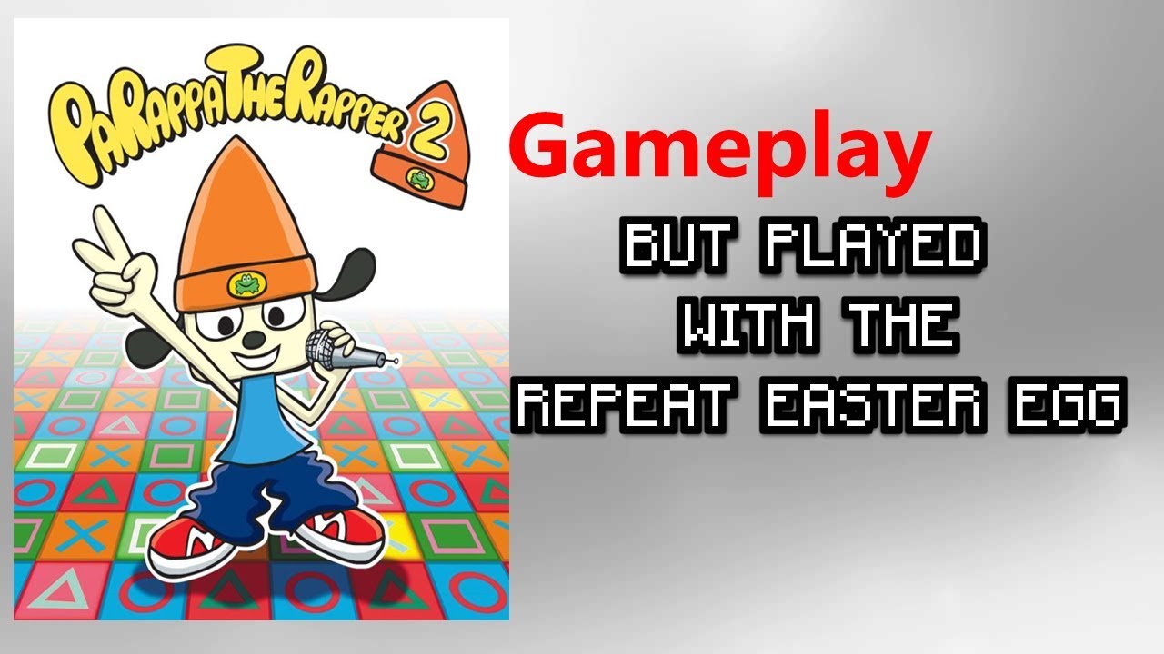 Parappa the rapper 2 full Gameplay but played with the repeat easter ...
