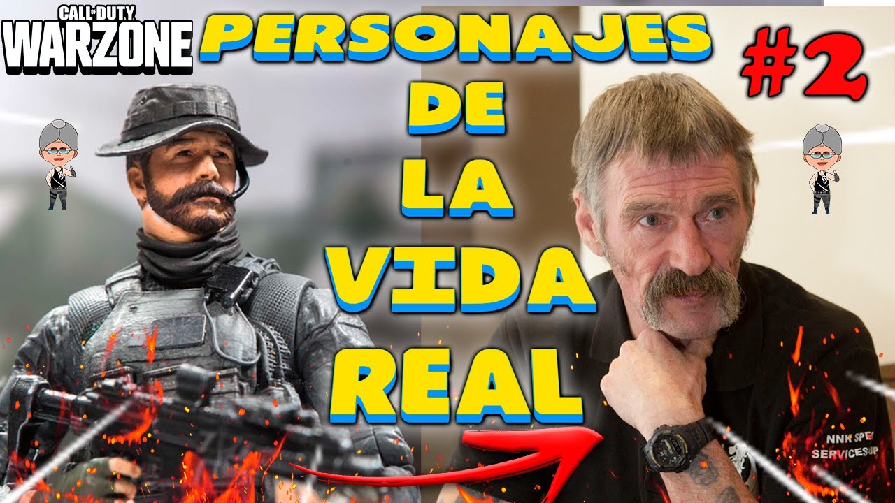 PERSONAJES DE WARZONE SACADOS LA VIDA REAL PARTE 2 - CALL OF DUTY ...