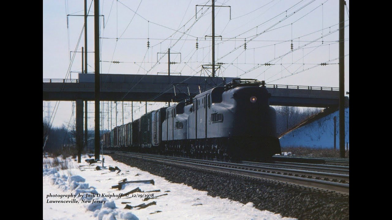 CONRAIL, Electrics and diesel freight on the NEC, 1977-1978 - YouTube