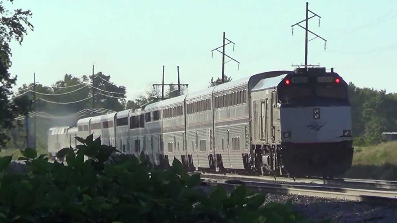 Amtrak NPCU 90200 Westbound - YouTube