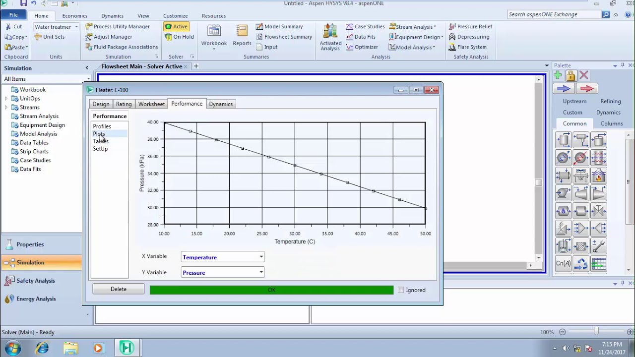 Modeling a heater with Aspen Hysys - YouTube