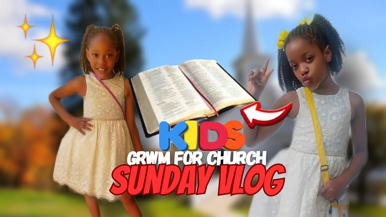 Get ready for church with us | SUNDAY VLOG | Family Time | Sunday ...