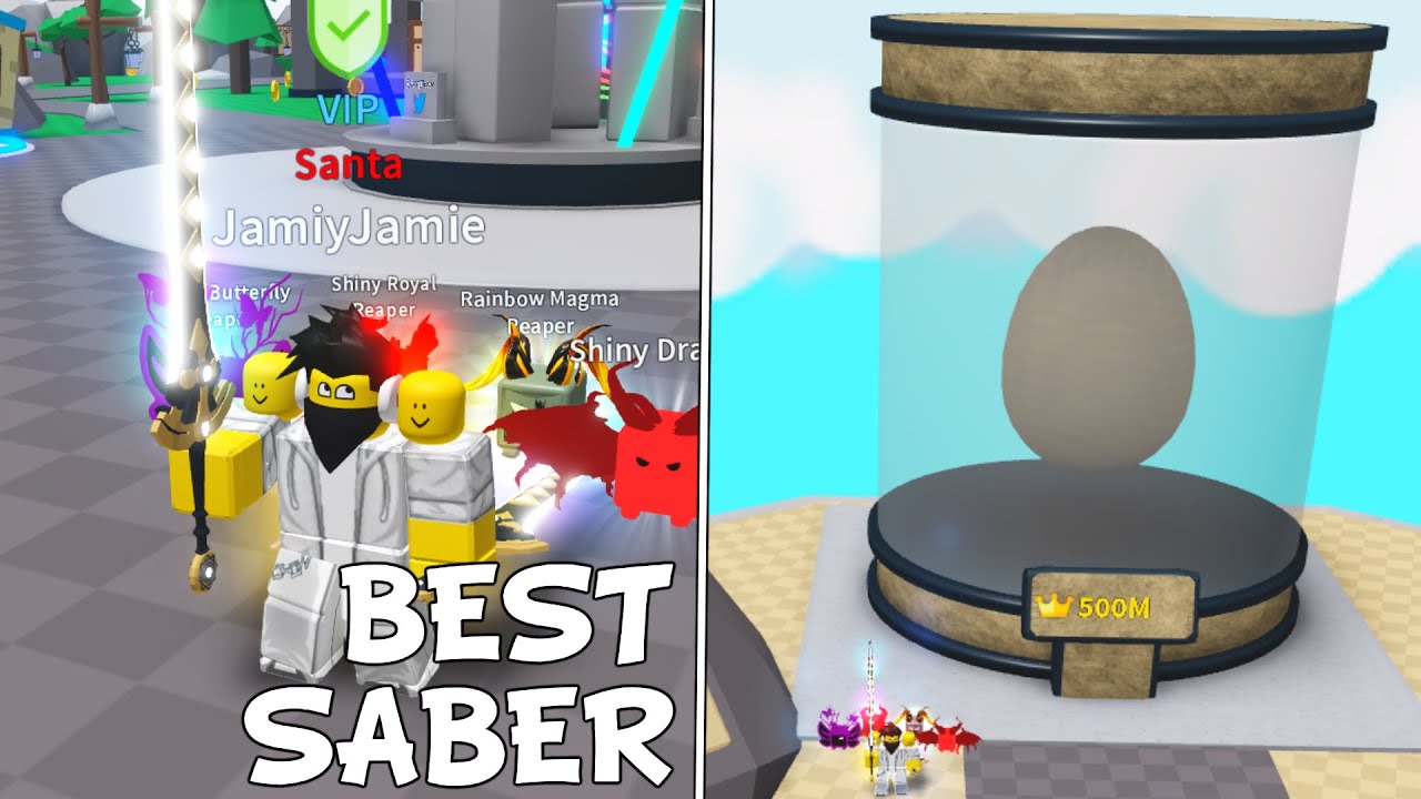 BUYING THE BEST SABER IN THE NEW UPDATE! - Saber Simulator - YouTube