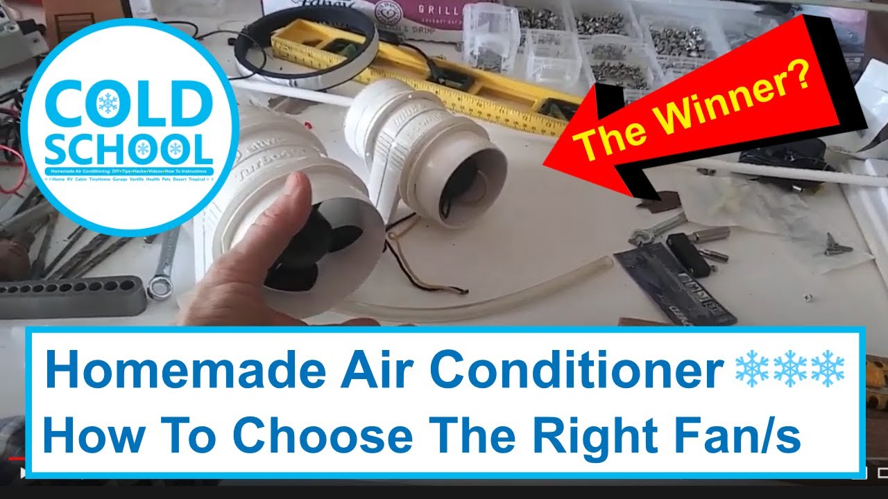 Homemade Air Conditioner: How To Choose The Best Fan. - YouTube