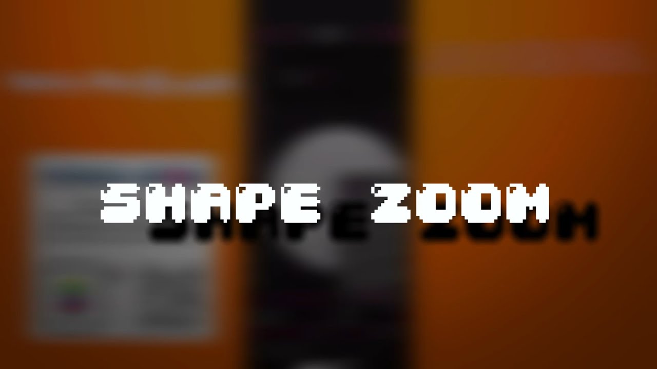 Shape zoom transition on video star - YouTube