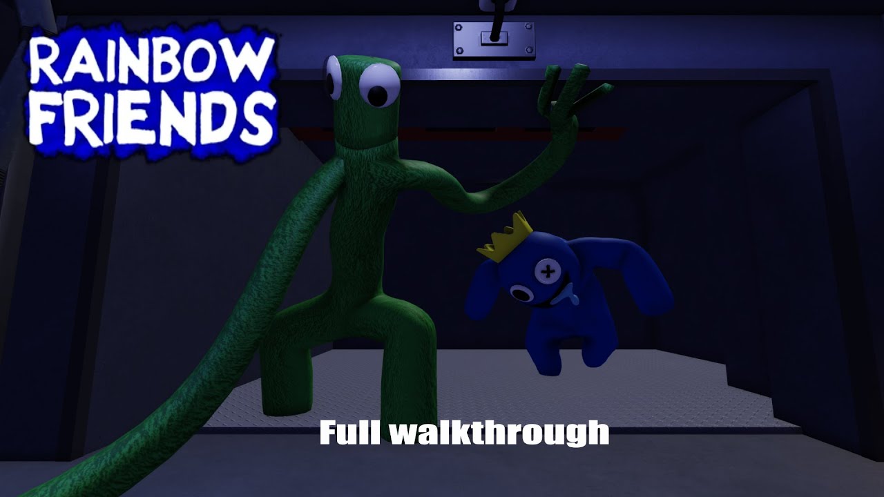 Rainbow friends walkthrough. (full game) - YouTube