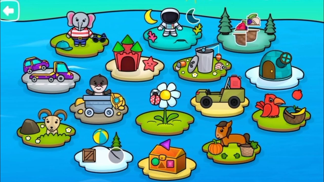 Shapes, Patterns, Numbers and Colors Complete | Bimi Boo Learning Games ...