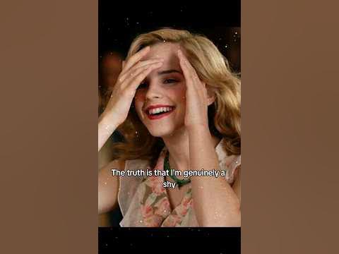 Emma Watson is an introvert #shorts - YouTube