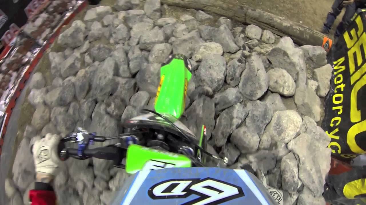 Factory Kawasaki KX250F EnduroCross Race Test - YouTube