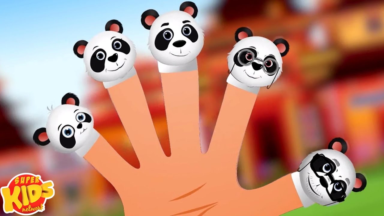 Panda Finger Family Nursery Rhymes And Kids Songs - YouTube