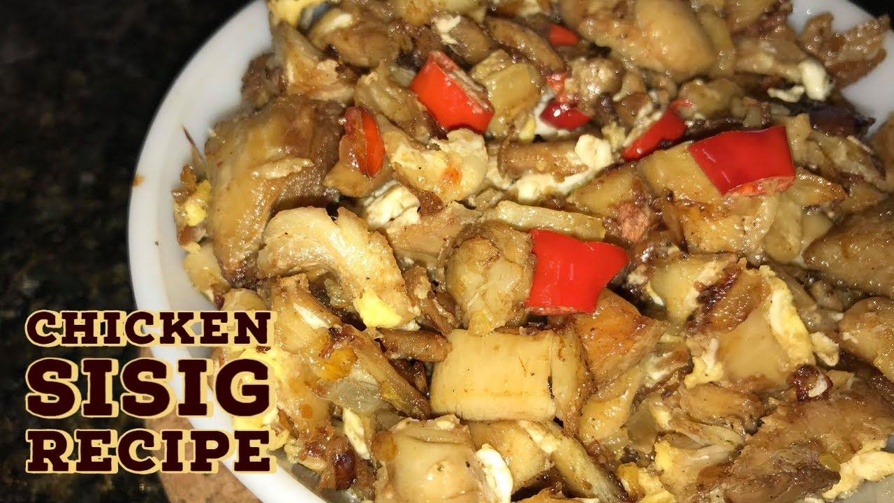 Leftover Chicken: Simple Chicken Sisig Recipe - YouTube