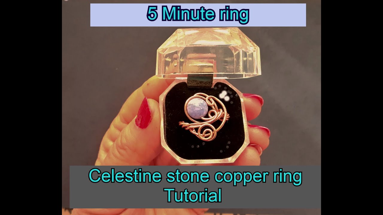5 Minute Wire copper ring making Tutorial - YouTube