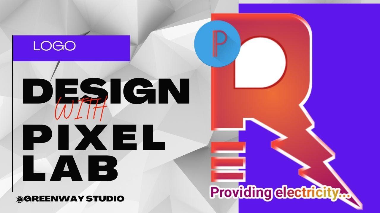 How to create logo using Pixellab app. (with smart-phone) - YouTube