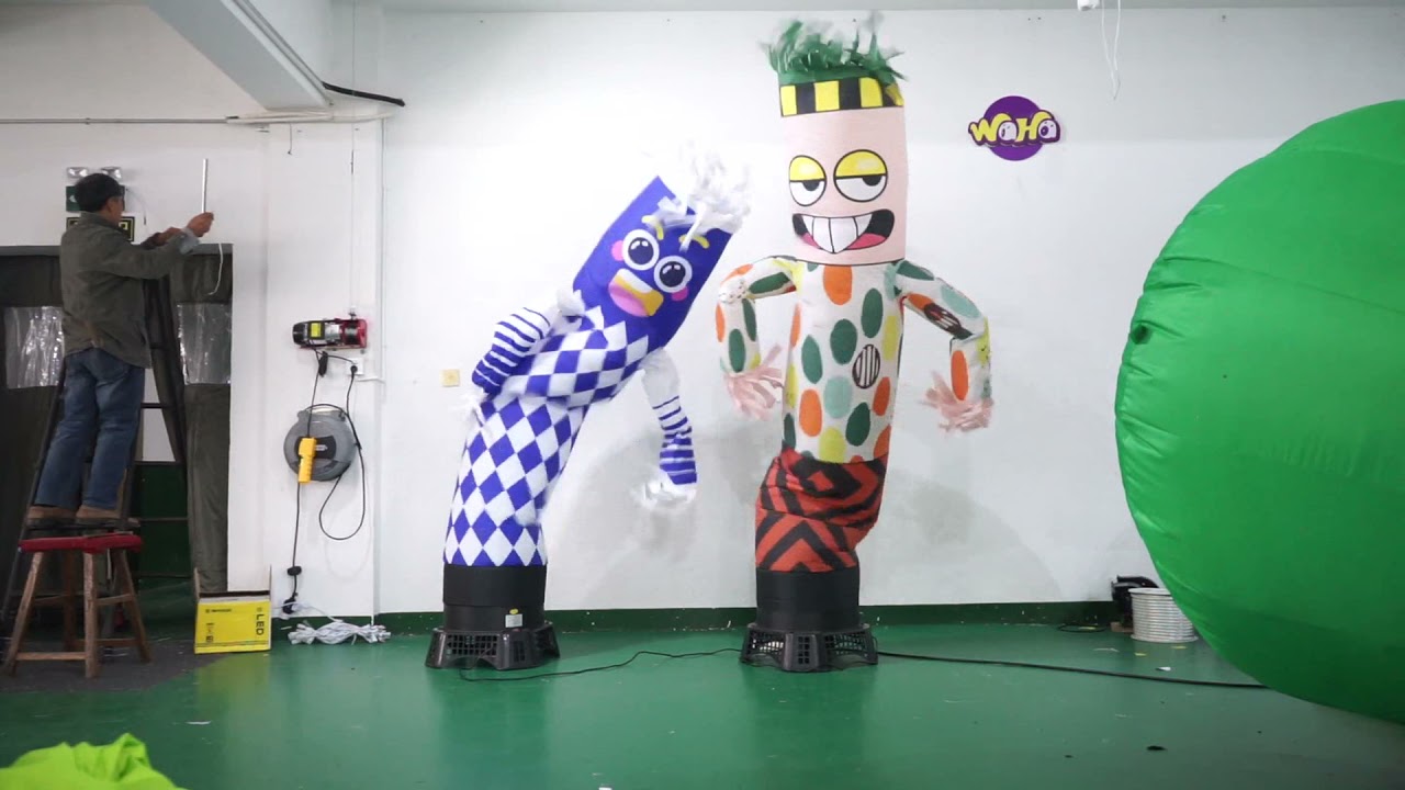 10 Pieces Inflatable Sky Tube Inflatables Air Dancer with Blower For ...