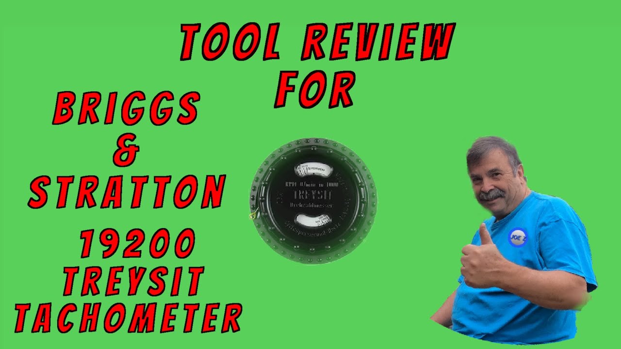 Tool Review For Briggs & Stratton 19200 Treysit Tachometer - YouTube