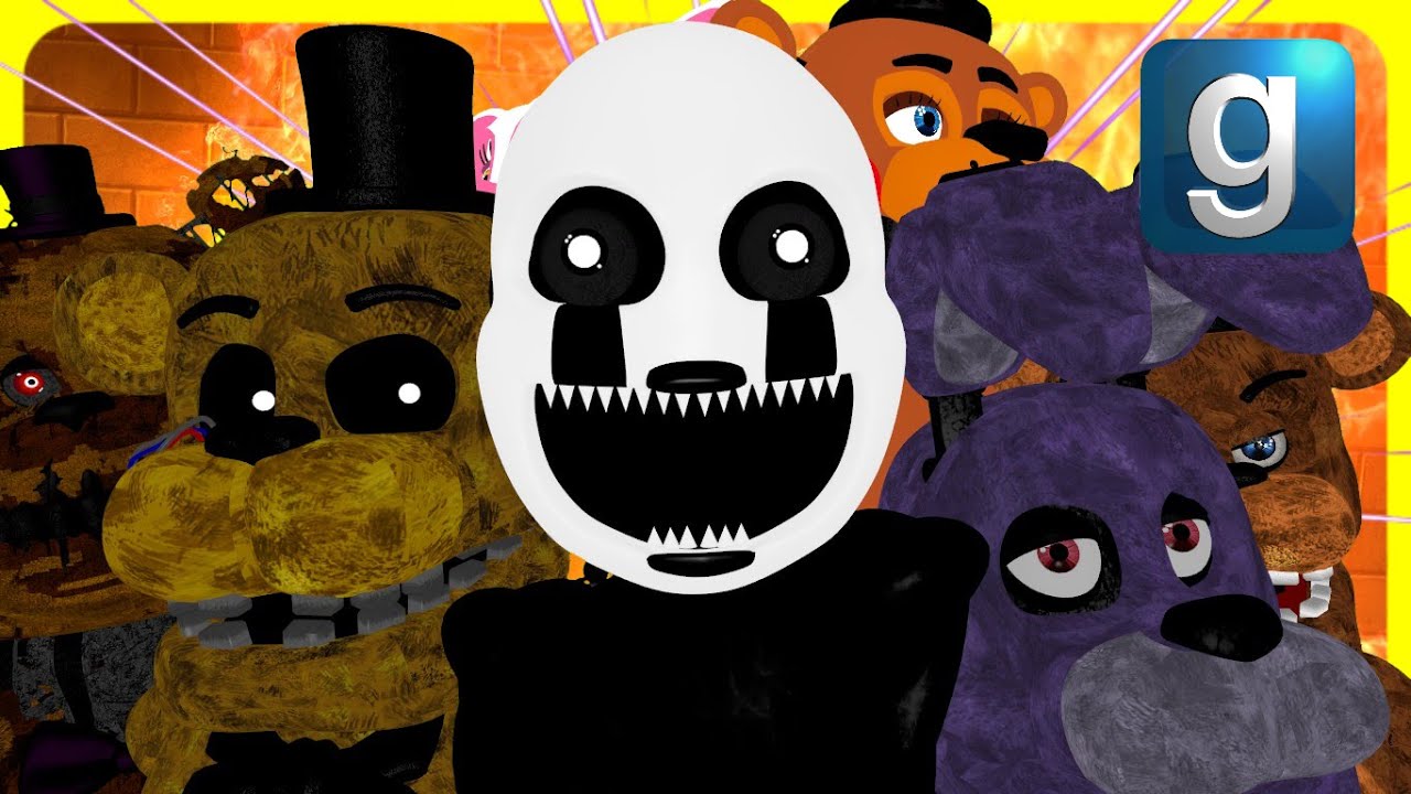 GMOD FNAF | Freddy and Friends | Nightmares Attack! - YouTube