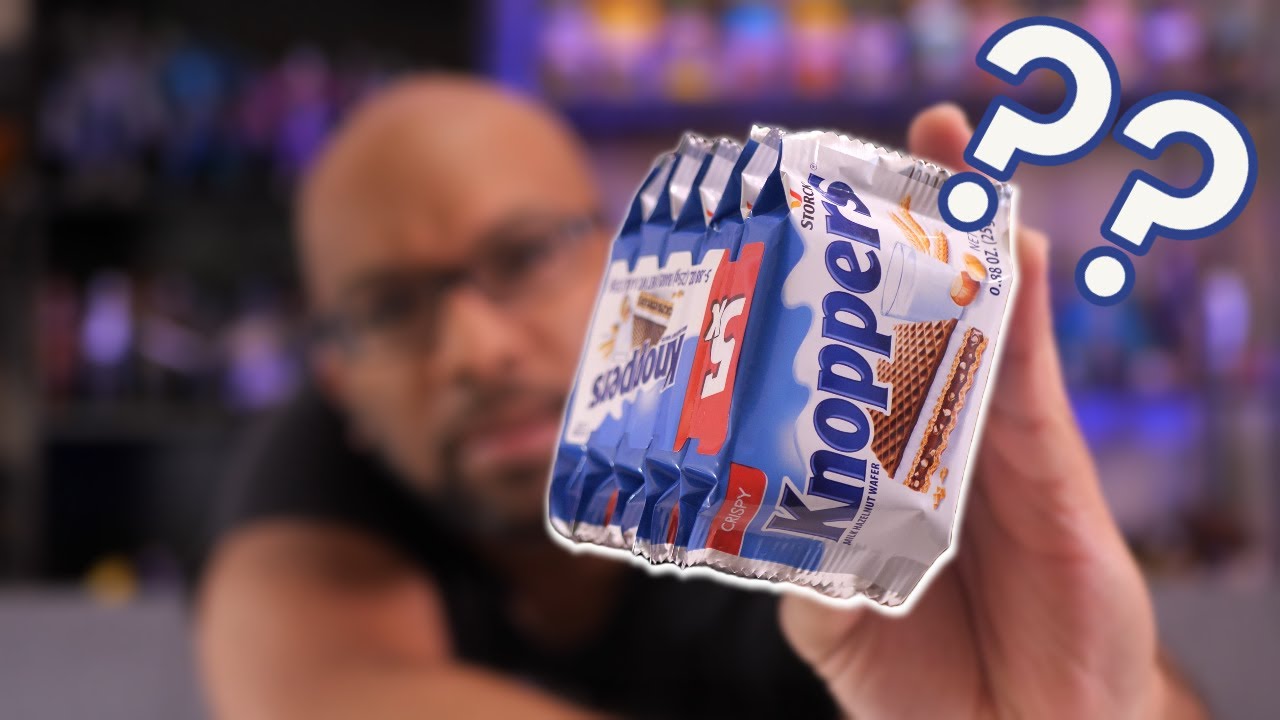 Trying Knoppers For The First Time! - YouTube