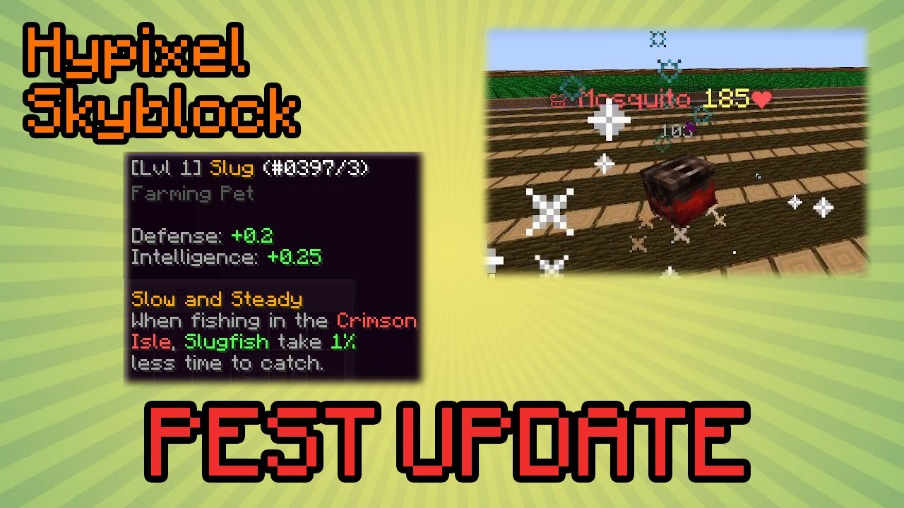 SCHÄDLINGE - Garden Content Update (Hypixel Skyblock) - YouTube