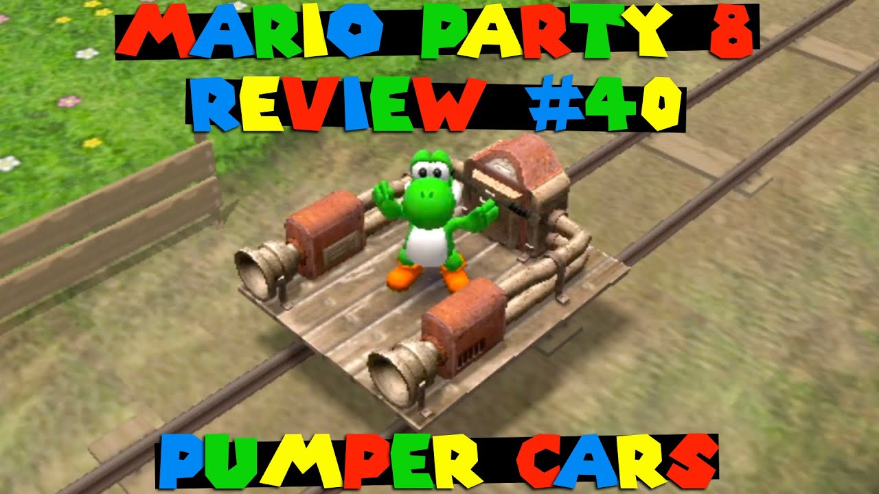 Mario Party 8 Minigame Review-Pumper Cars - YouTube