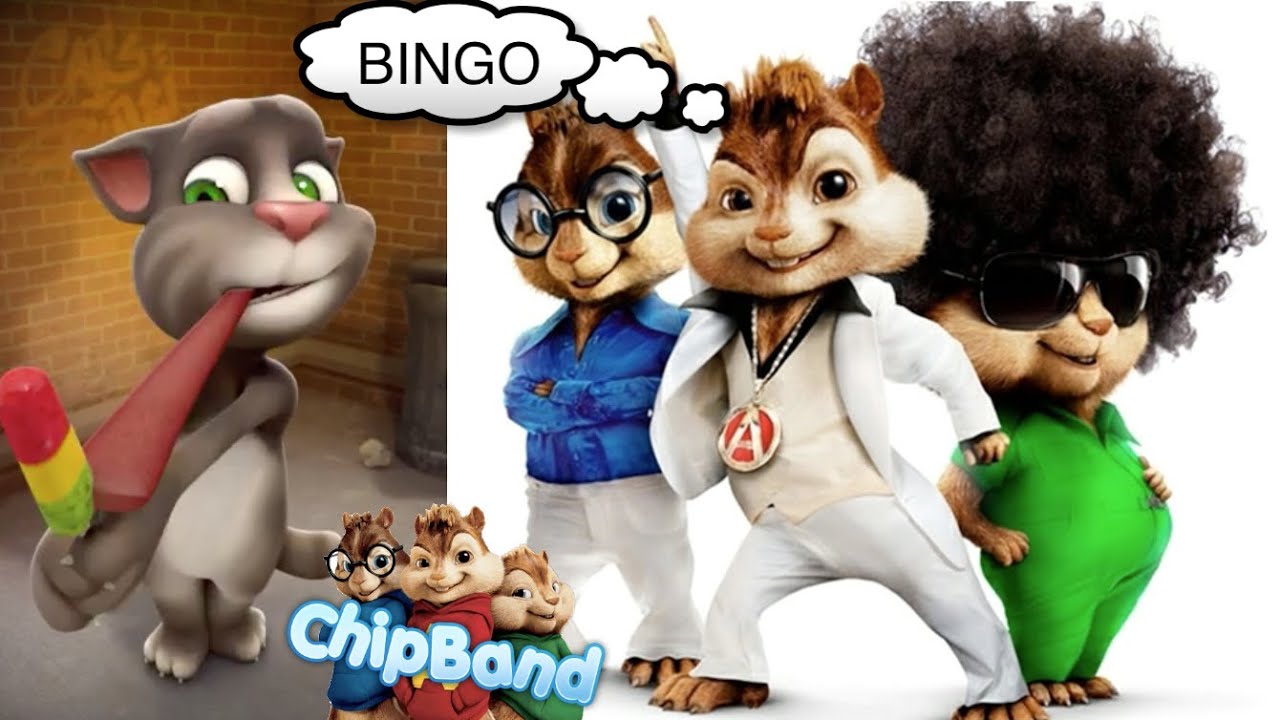 BINGO - The Chipmunks with Talking Tom - Nursery Rhymes - YouTube
