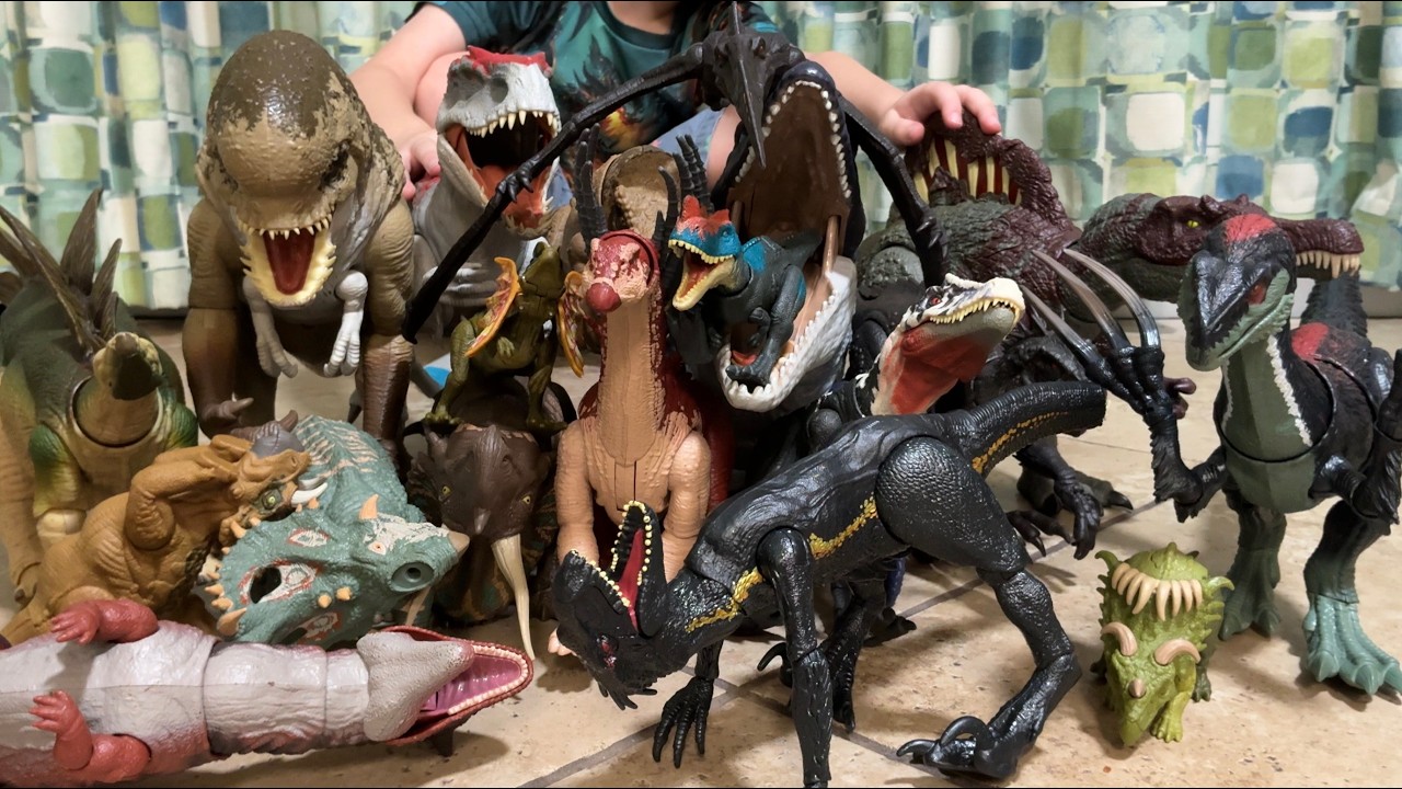 CORRUPTED Jurassic World Dinosaur TOYS Mattel ACTION Rebirth SURVIVAL ...