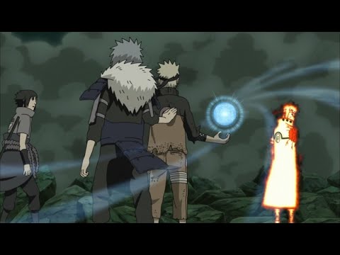Naruto vs obito ( sage mode vs 10 tain jinchuriki ) ep 379 Eng dub