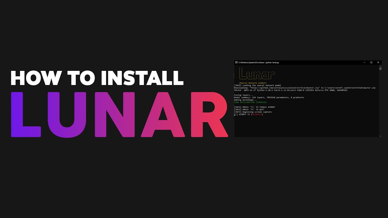 How to Install Lunar Lite - YouTube