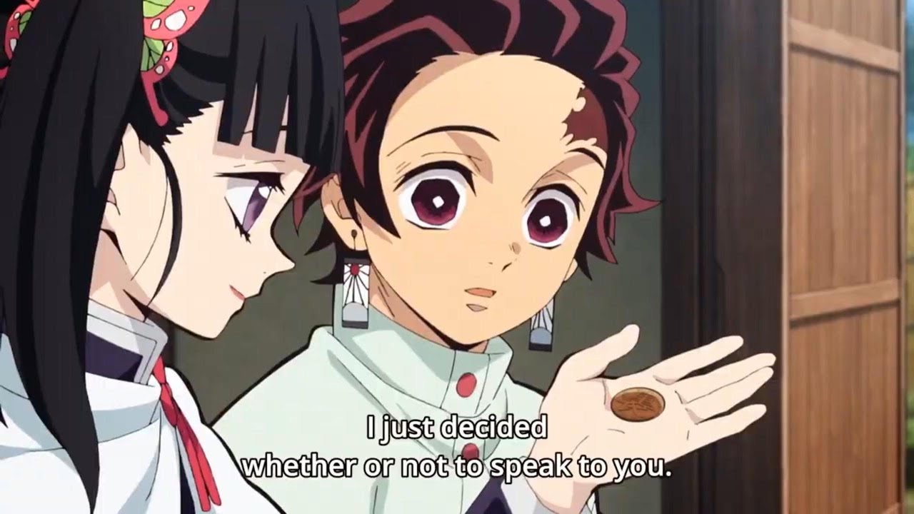 Kanao & Tanjiro | Coin Flip Cute Scene #demonslayer #kimetsunoyaiba # ...