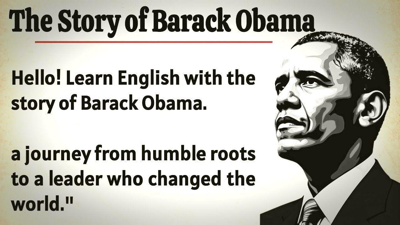 The Story of Barack Obama || Learn English Through Story Level 3🔥 ...