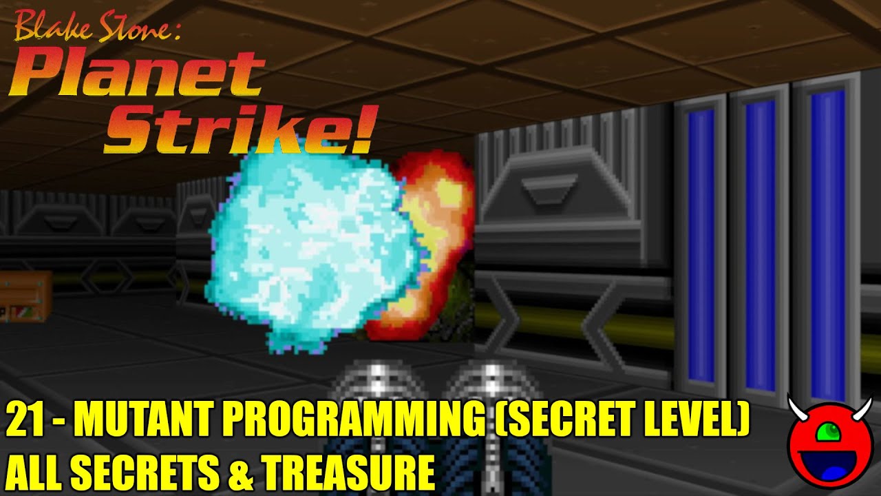 Blake Stone: Planet Strike - 21 Mutant Programming (Secret) - 100% 4K No Commentary - YouTube