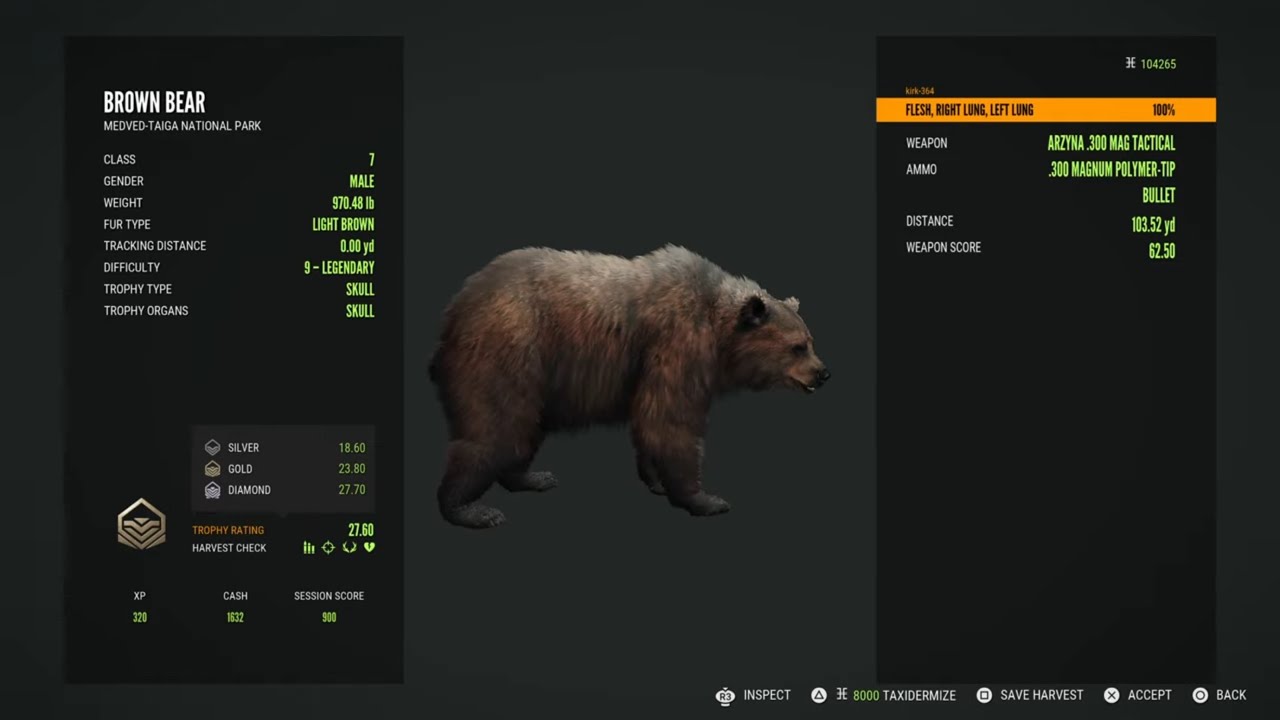 (Legandary Brown Bear!) theHunter: Call of the Wild - YouTube