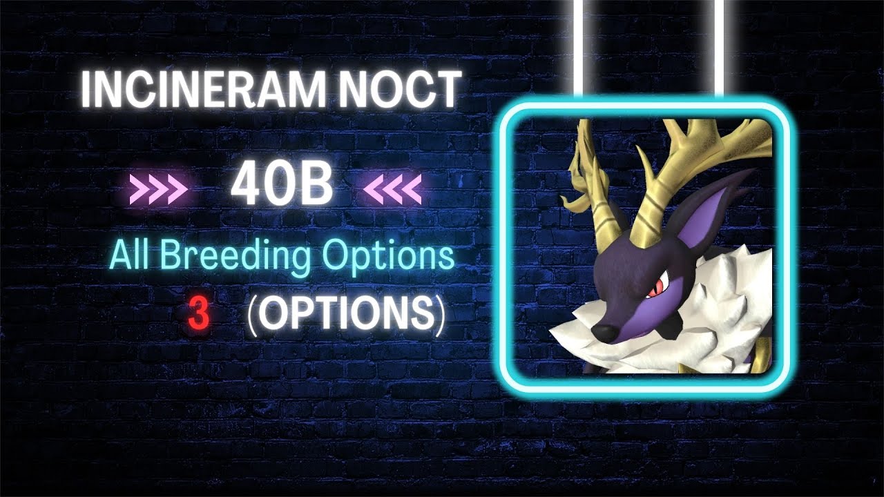 How to breed Incineram Noct in palworld #040B #palworld - YouTube