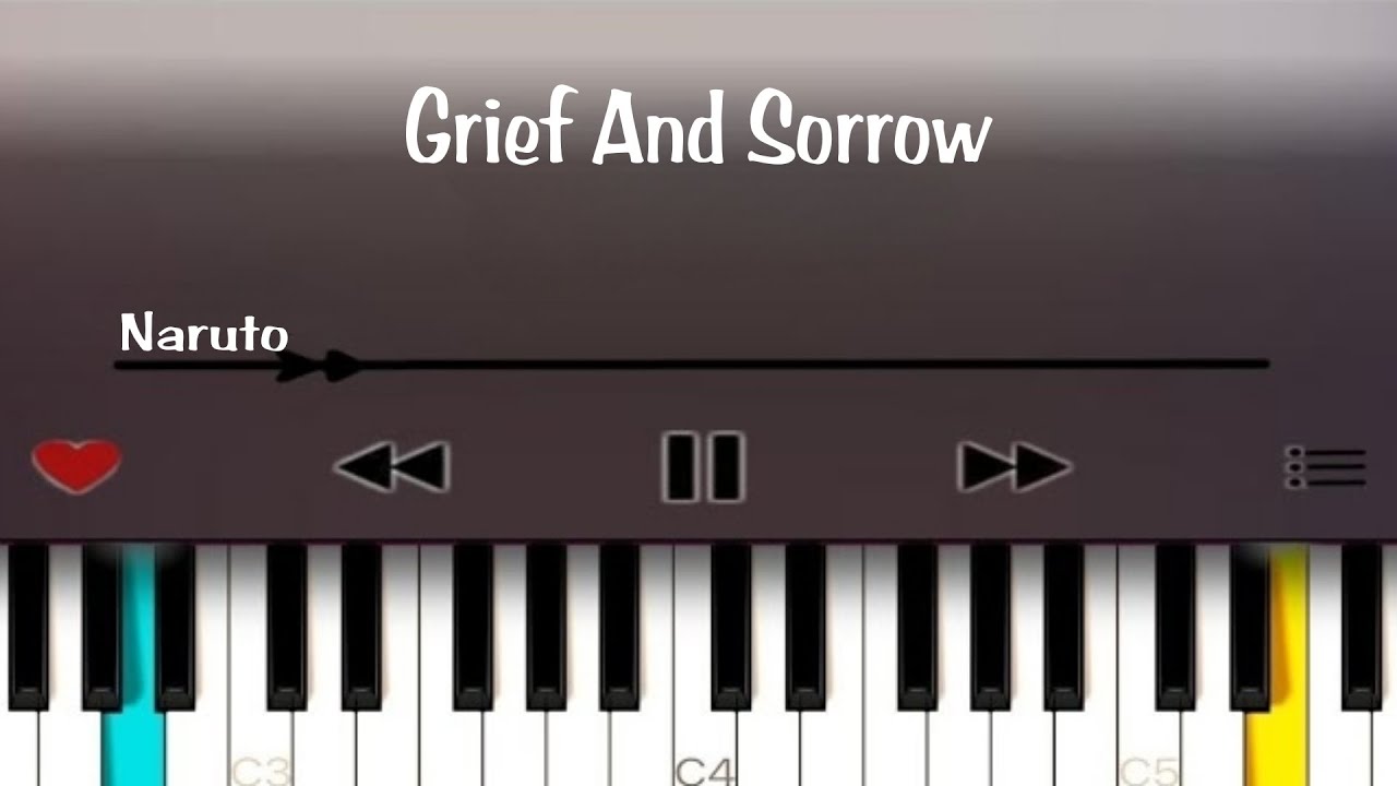 Naruto - Grief And Sorrow Piano Version ( Easy Piano Tutorial ) - YouTube