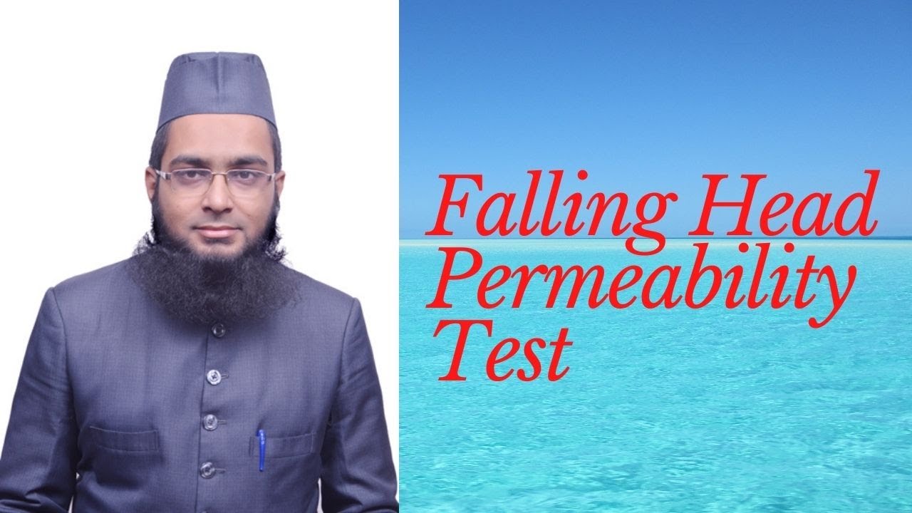 Falling Head Permeability Test Part 1 - YouTube