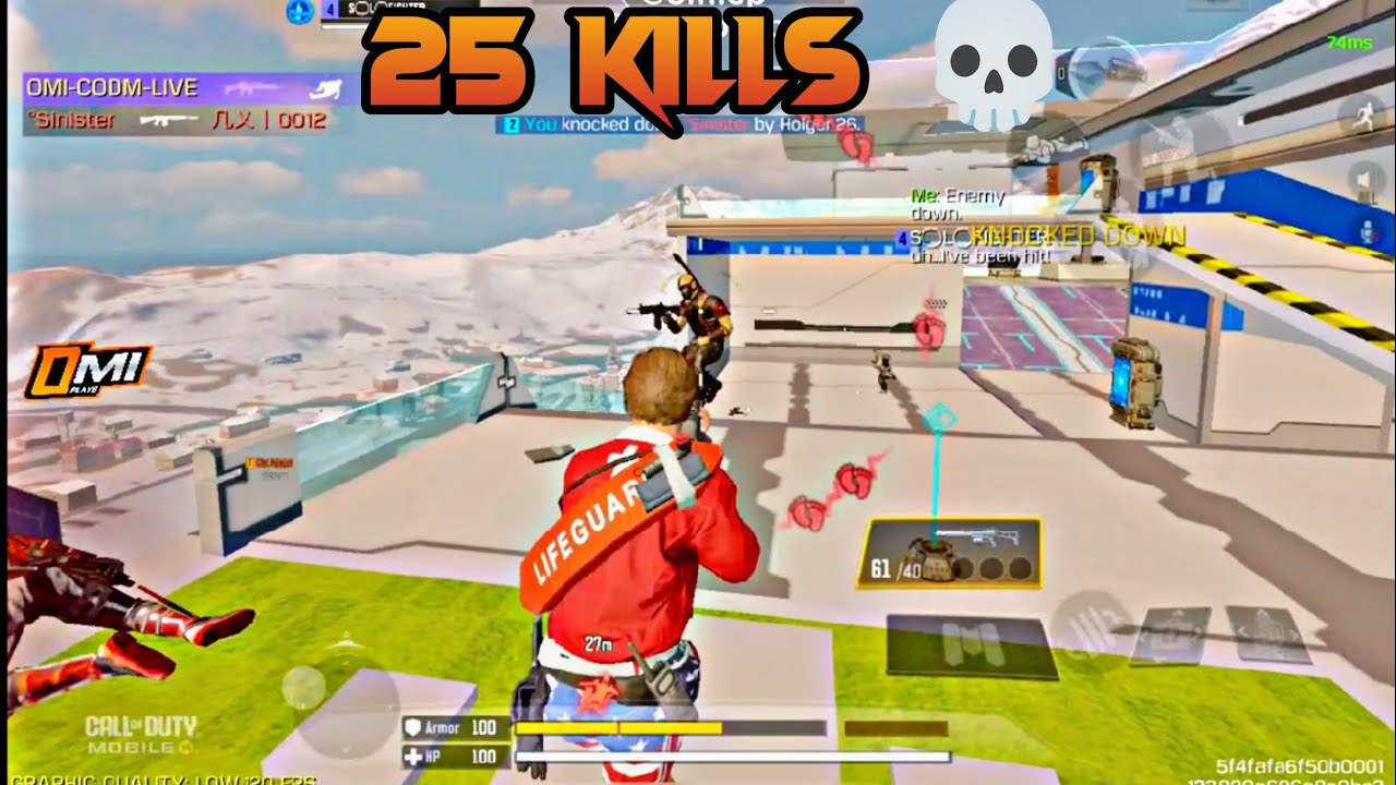 WHEN YOU GET HOLGER IN FLOATING PLATFORM | 25 KILLS | COD MOBILE BR GAMEPLAY - YouTube